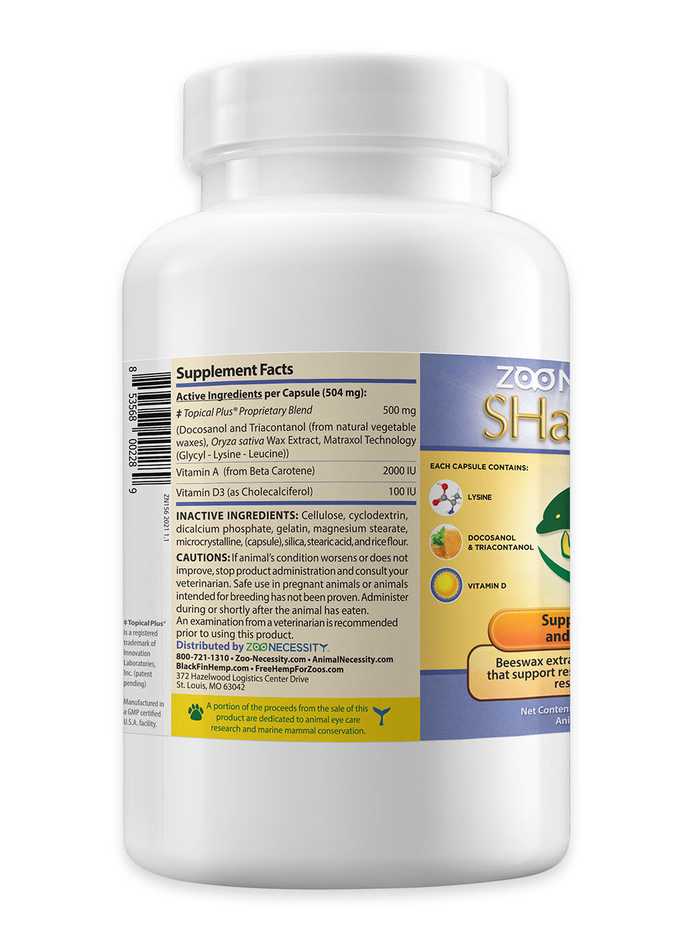 SHaNa Vet™ (Capsules) (500ct) | Animal Necessity